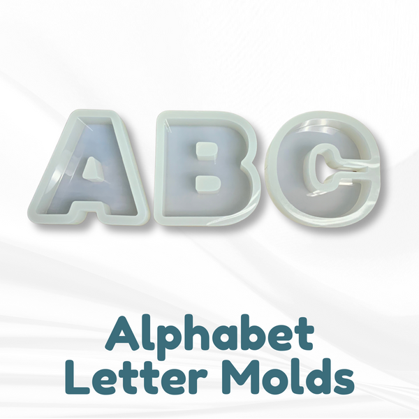 3" Deep Alphabet Letter Molds - Zapp3D Design LLC