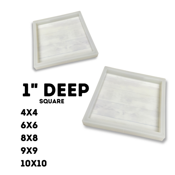 1" & 2" Deep Square Molds - Zapp3D Design LLC