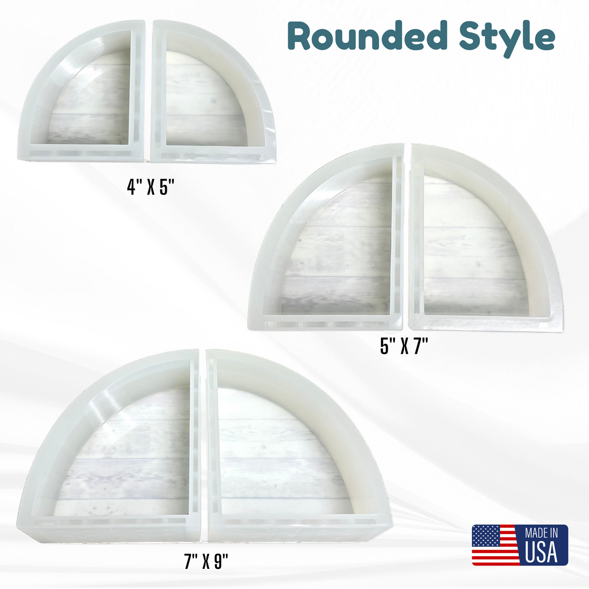 Deep Round, Oval, Arch & Book Ends - Zapp3D Design LLC