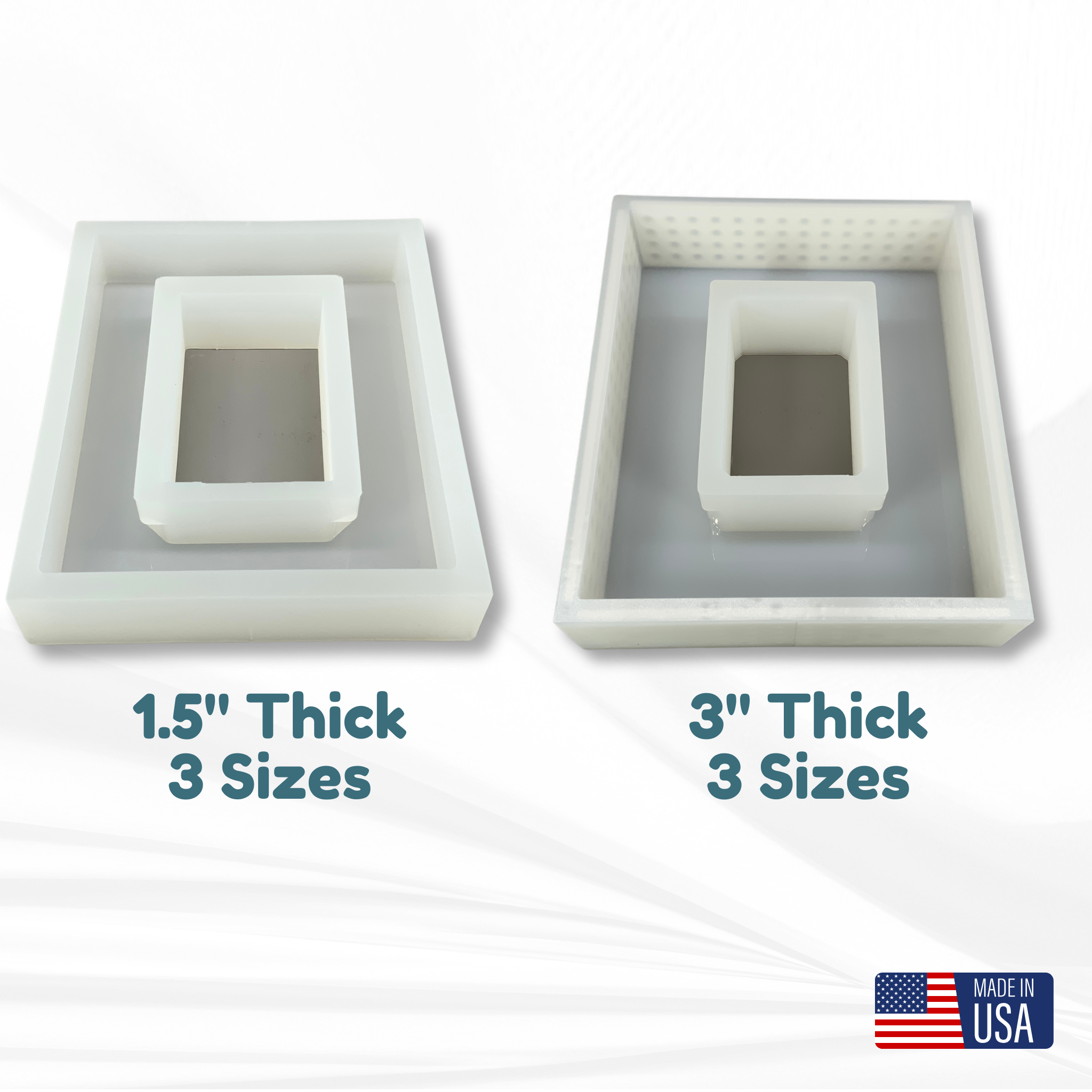 1.5" & 3" Deep Picture Frame Molds - Zapp3D Design LLC