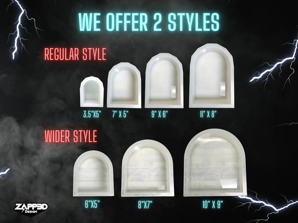 Deep Arch Mold | 4 Sizes | ULTRA Quality | Deep Silicone Mold Resin, M ...