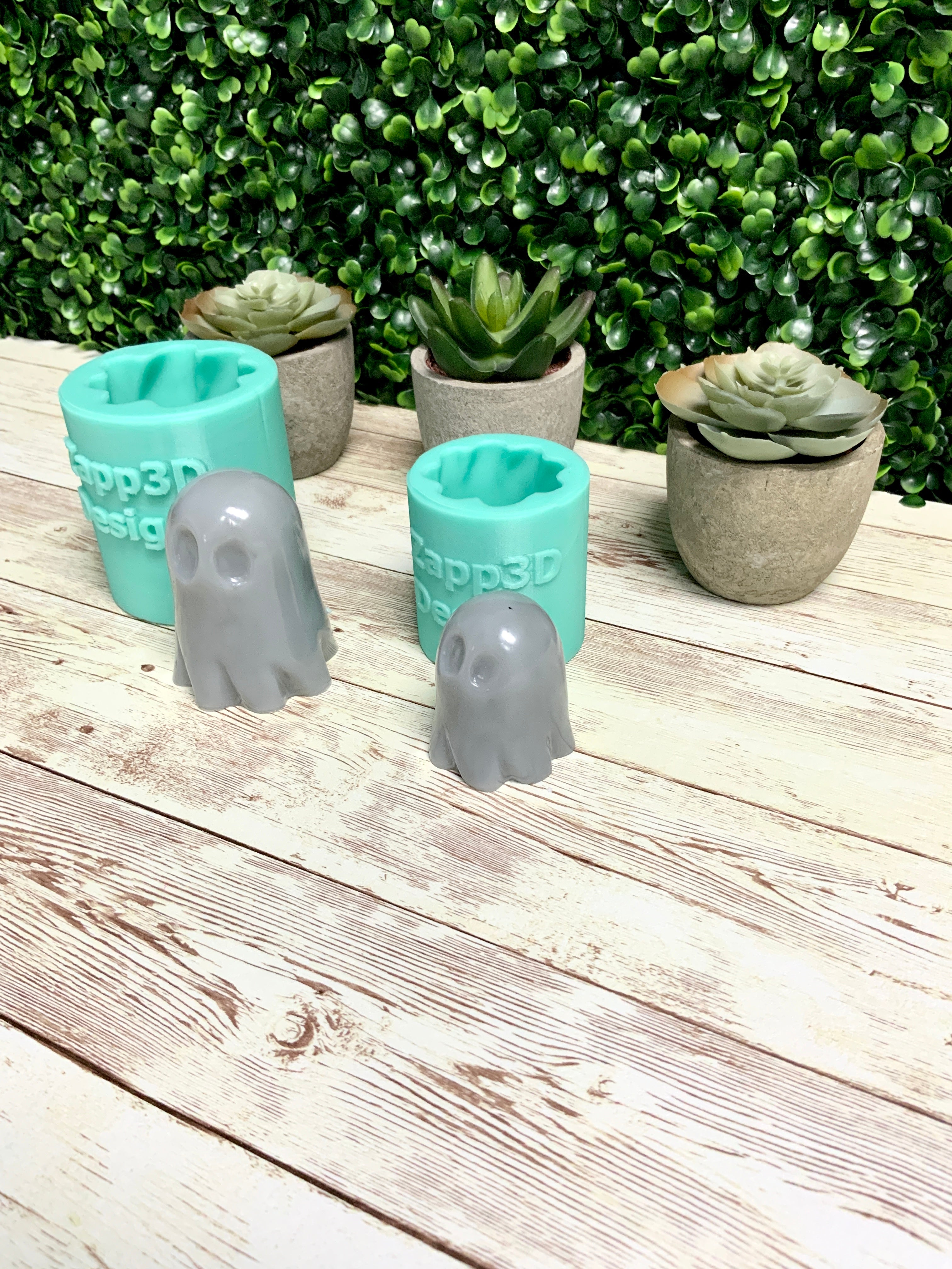 Ghost Molds for Resin | 4 Styles | Ghost 3D Molds, Halloween Mold ...