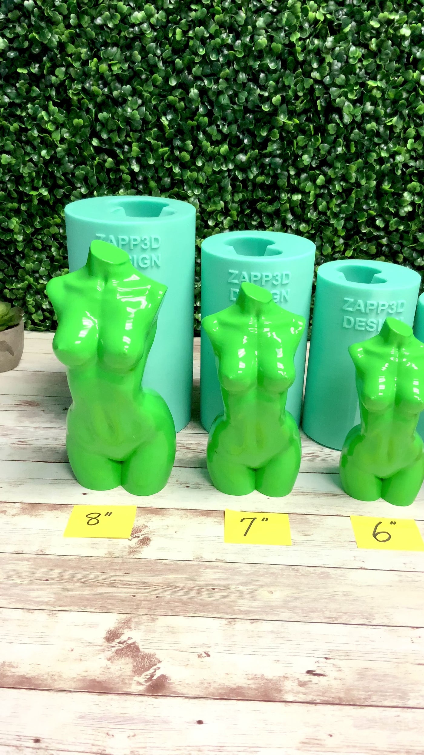 Female Torso Mold, 7 Sizes, Goddess Mold - Zapp3D Design LLC