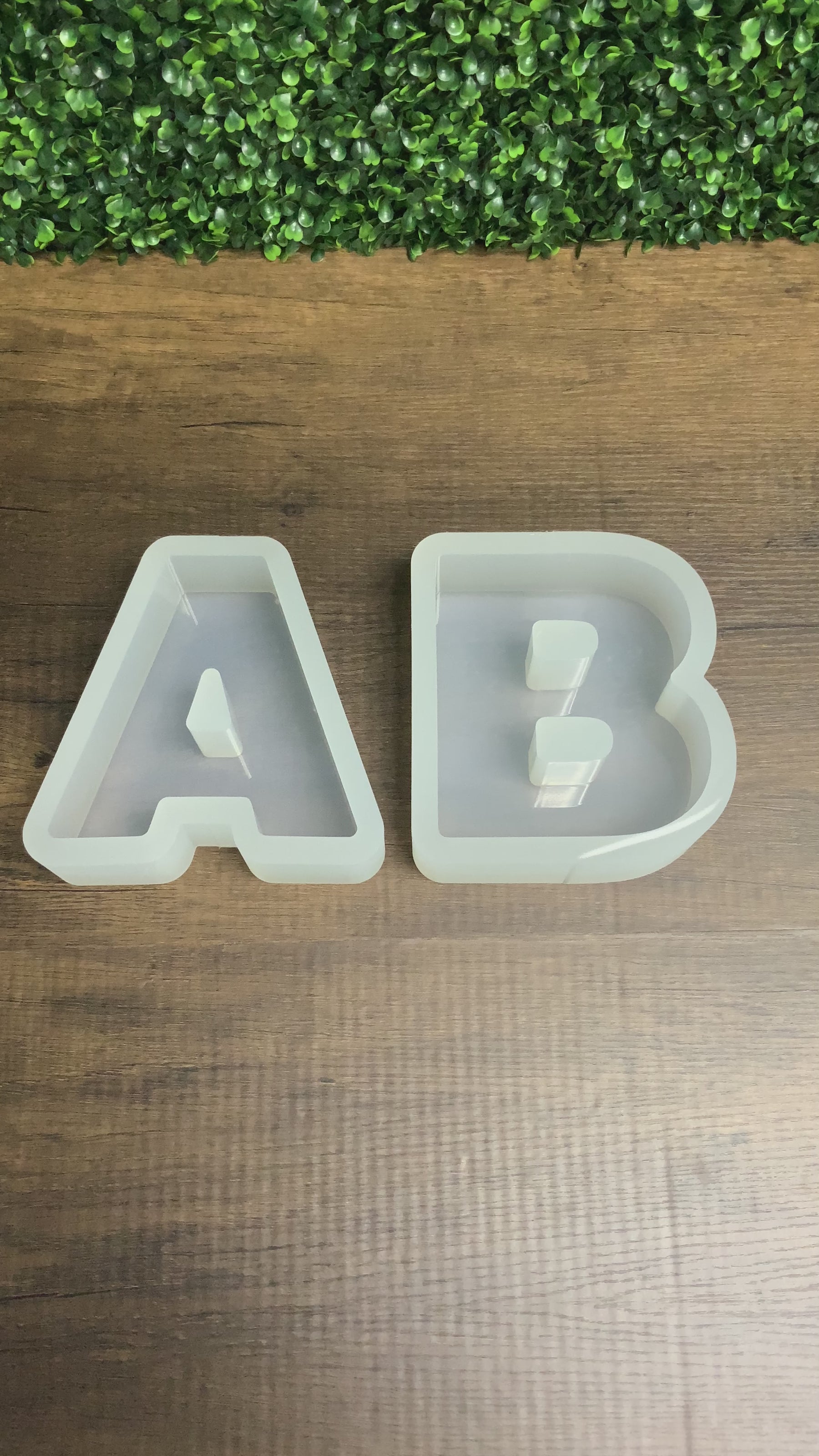 6" Tall Alphabet Letter Silicone Molds - Zapp3D Design LLC