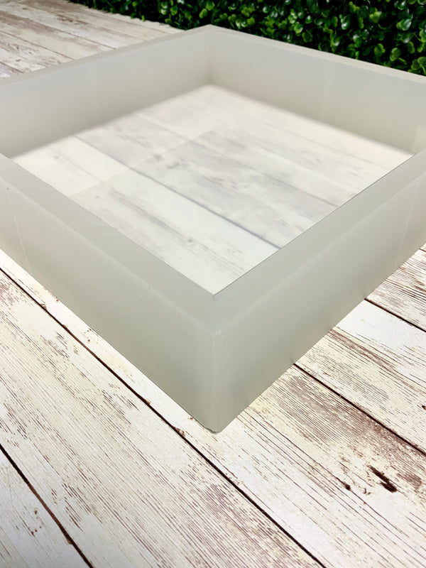 Deep Square Silicone Mold | 10"x10"x 2" | ULTRA Quality | Woodworking ...