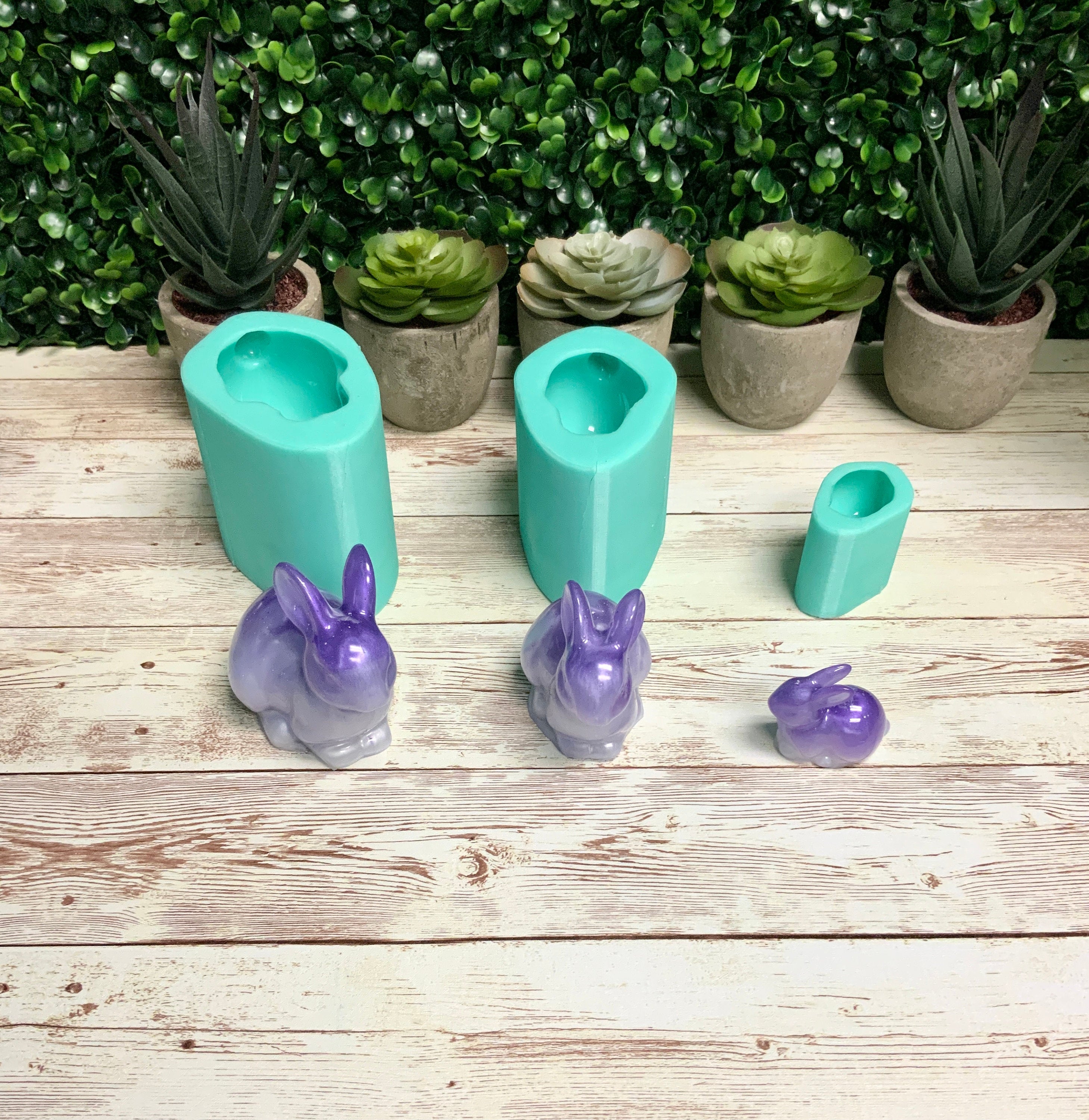 Bunny Mold, Rabbit Mold | 4 Sizes | - Zapp3D Design LLC