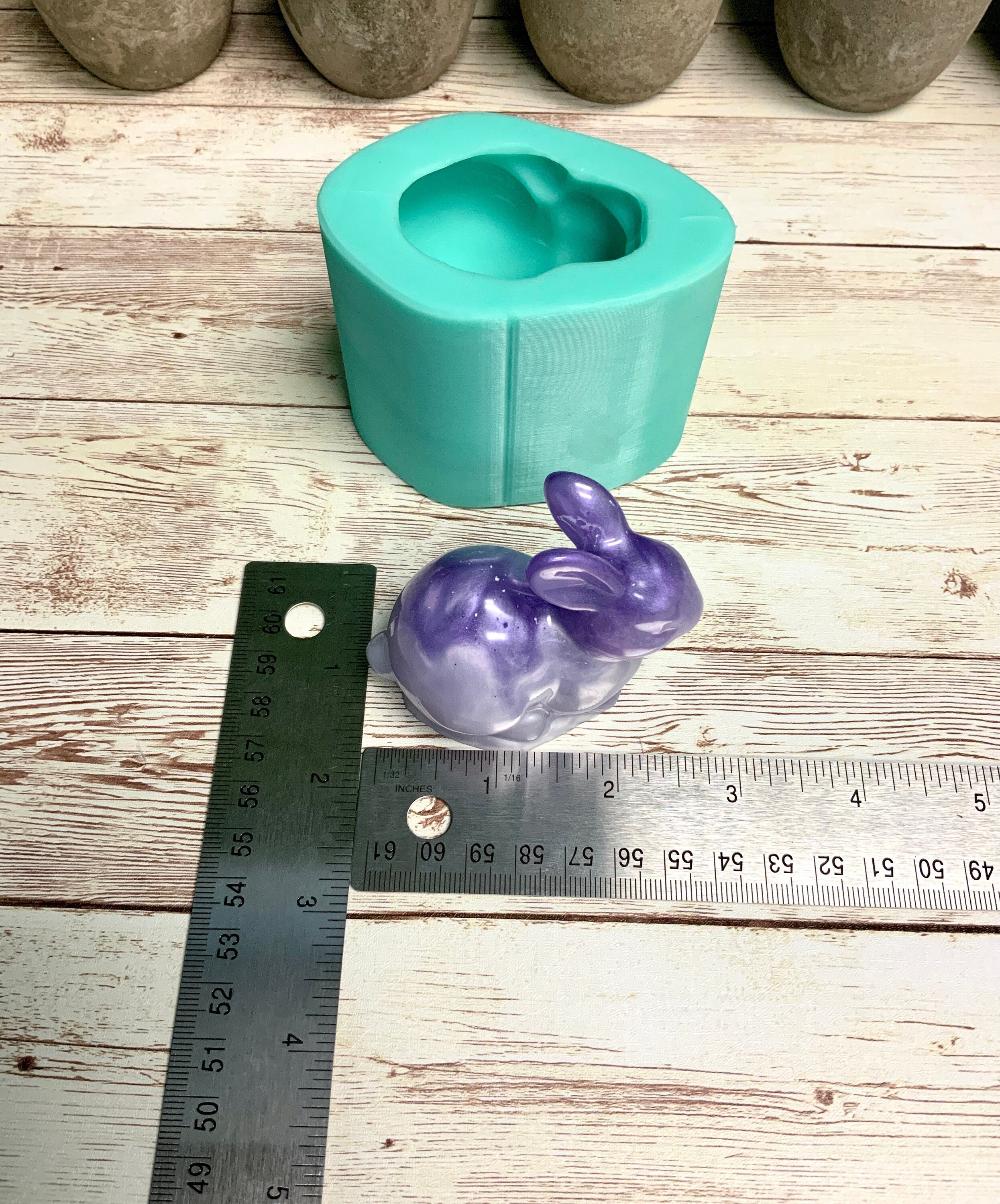 Bunny Mold, Rabbit Mold | 4 Sizes | - Zapp3D Design LLC